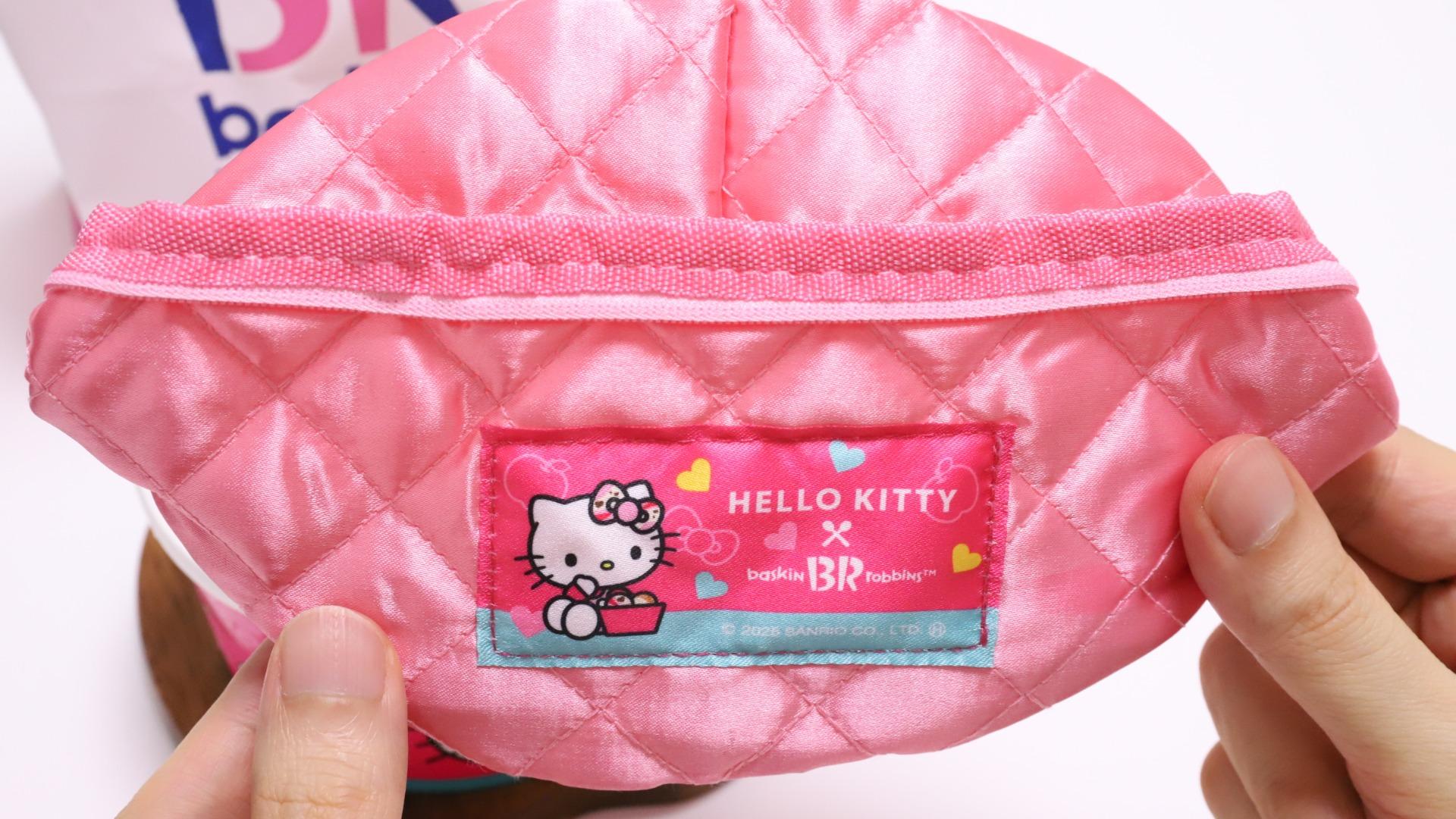 【サンリオ】ハローキティがサーティワンとコラボ。ハローキティのポーチ付きアイスセットを開封レポ！（jsc） - エキスパート - Yahoo!ニュース