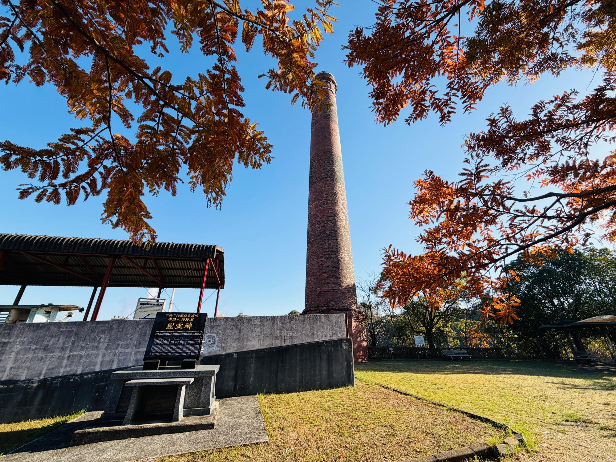 【大牟田市】2025年、大牟田の紅葉の見納め♪ 宮浦石炭記念公園の紅葉が見頃を迎えています♪（山本旅水堂） - エキスパート - Yahoo!ニュース