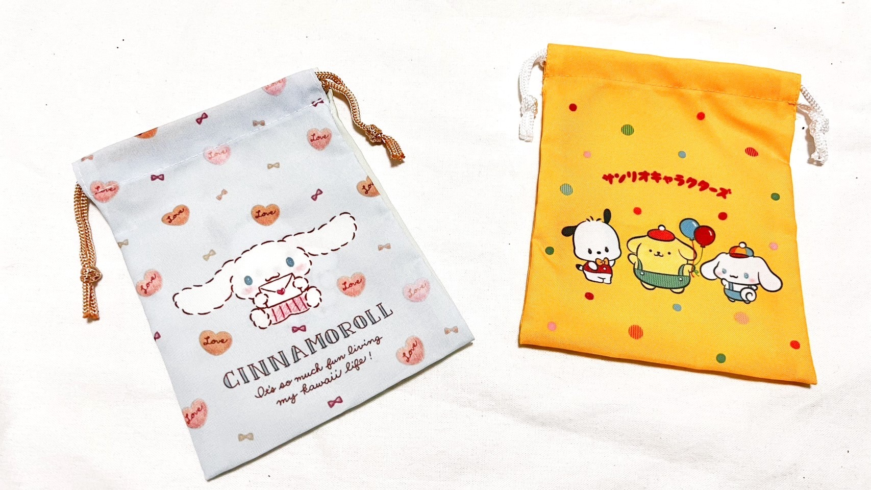 【ダイソー】110円でこの可愛さ…!新発売のサンリオの巾着、裏もまた衝撃の可愛さ!!(ユニ子*100均スリコ大好き) エキスパート