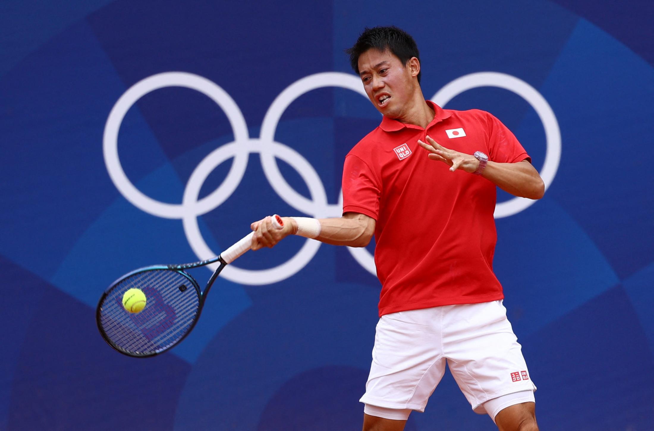 錦織、パリの会場で初練習 五輪テニス男子、5大会連続(共同通信) Yahoo ニュース