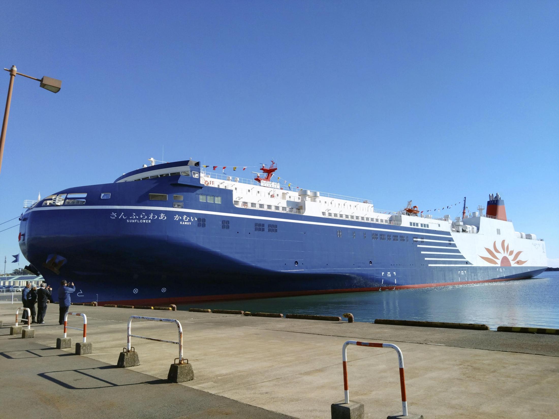 新型フェリー、CO2削減35％ LNGに切り替え、苫小牧―大洗（共同通信） - Yahoo!ニュース