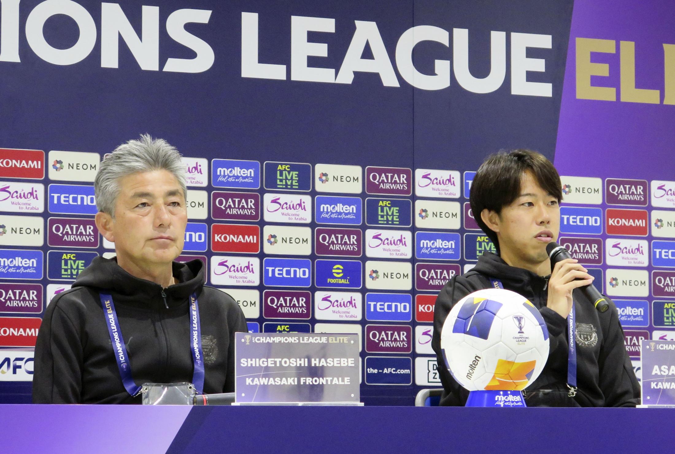 長谷部監督「最も大事な試合」 J1川崎、12日に上海申花戦（共同通信） - Yahoo!ニュース