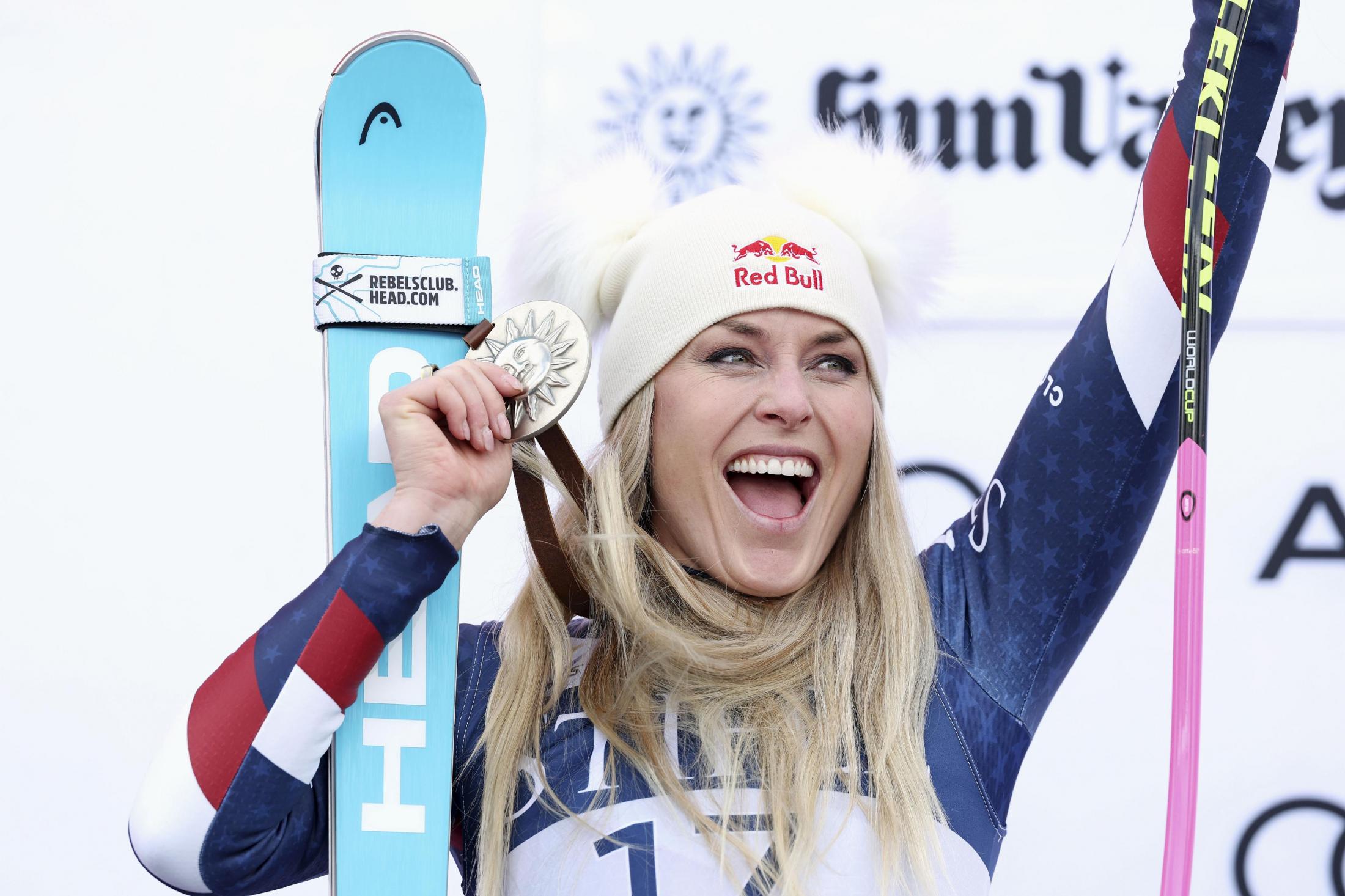 リンゼイ・ボンが最年長の表彰台 アルペンW杯通算82勝の40歳（共同通信） - Yahoo!ニュース