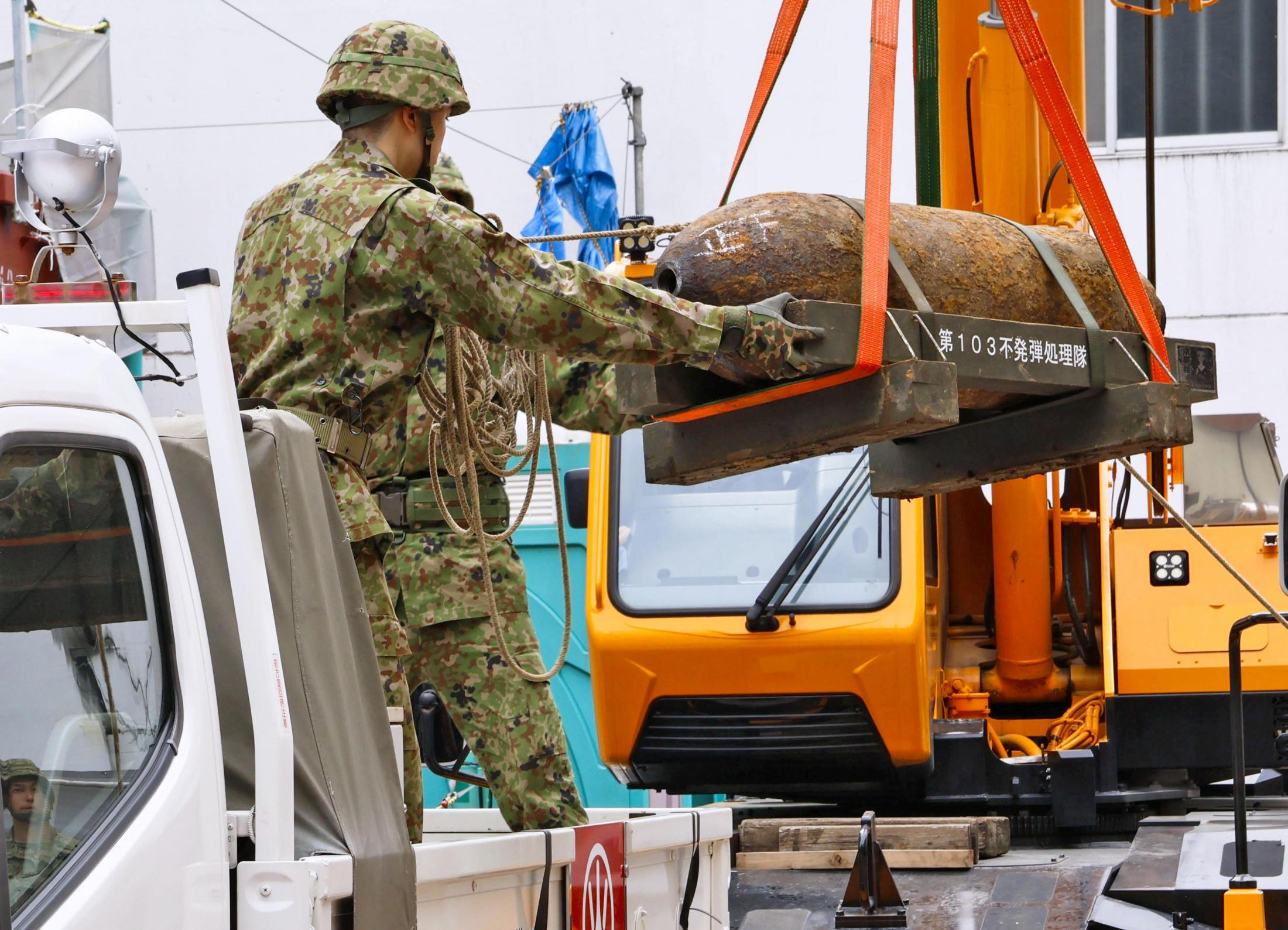 陸自、名古屋中心部で不発弾処理 約3時間半、避難対象1900人（共同通信） - Yahoo!ニュース