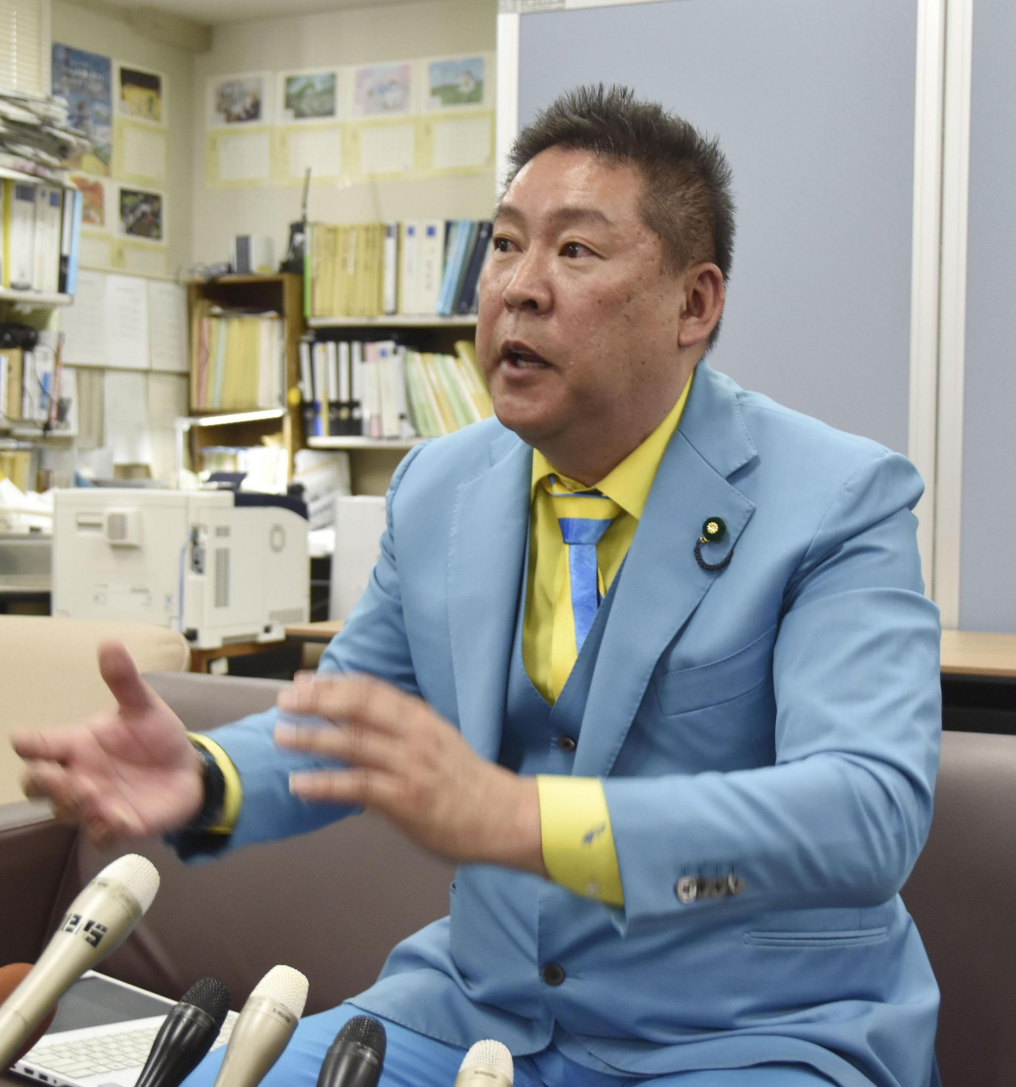 立花氏、兵庫で参院選に出馬表明 斎藤知事支持層に期待（共同通信） - Yahoo!ニュース