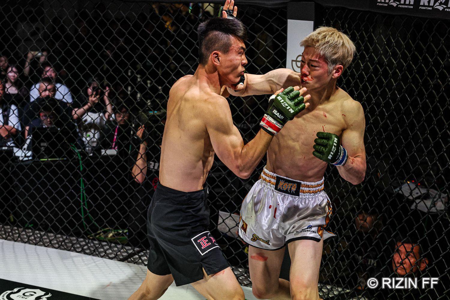 【RIZIN】三浦孝太がチャンス活かせず4連敗。パウンドとヒザ打ち込まれTKO負け（ゴング格闘技） - Yahoo!ニュース