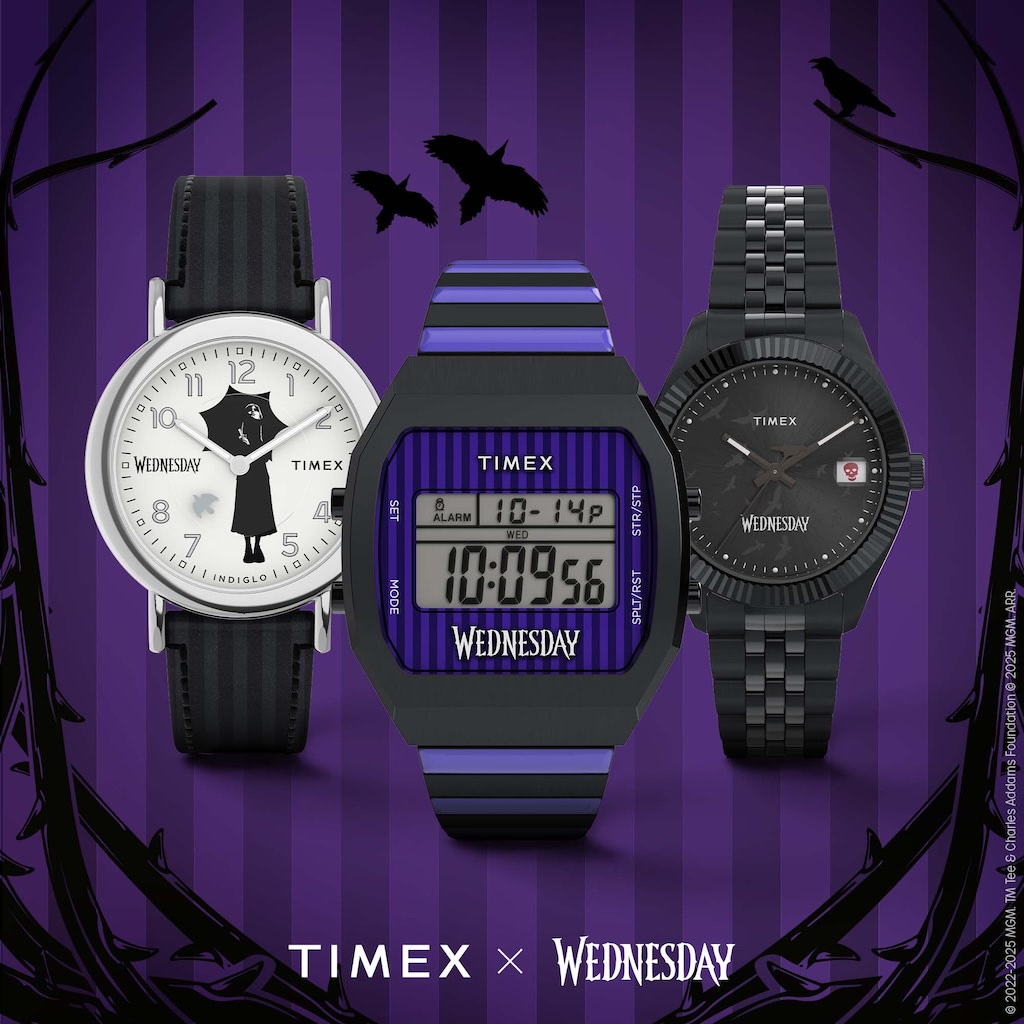 【ティム・バートン】「Timex x Wednesday」妖艶なコラボウォッチにご注目！（アニメージュプラス） - Yahoo!ニュース