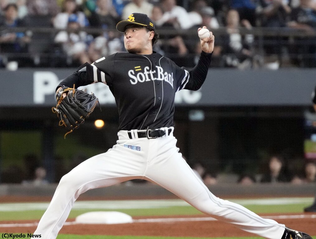 ソフトバンク・前田純、自己最多8回10Kで2勝目！齊藤氏が「だからあれだけ振ってくれる」と評価した点とは？（ベースボールキング） - Yahoo!ニュース