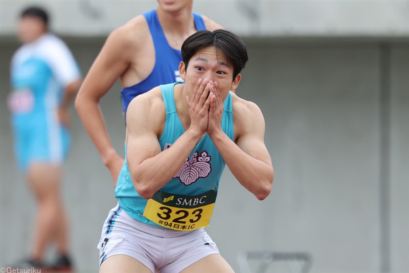 【陸上】男子100m地元岡山出身の木梨嘉紀が日本一！女子は山形がV 女子ハンマー投・村上来花が4連覇、女子400mフロレスが連覇／日本IC（月刊陸上競技） - Yahoo!ニュース