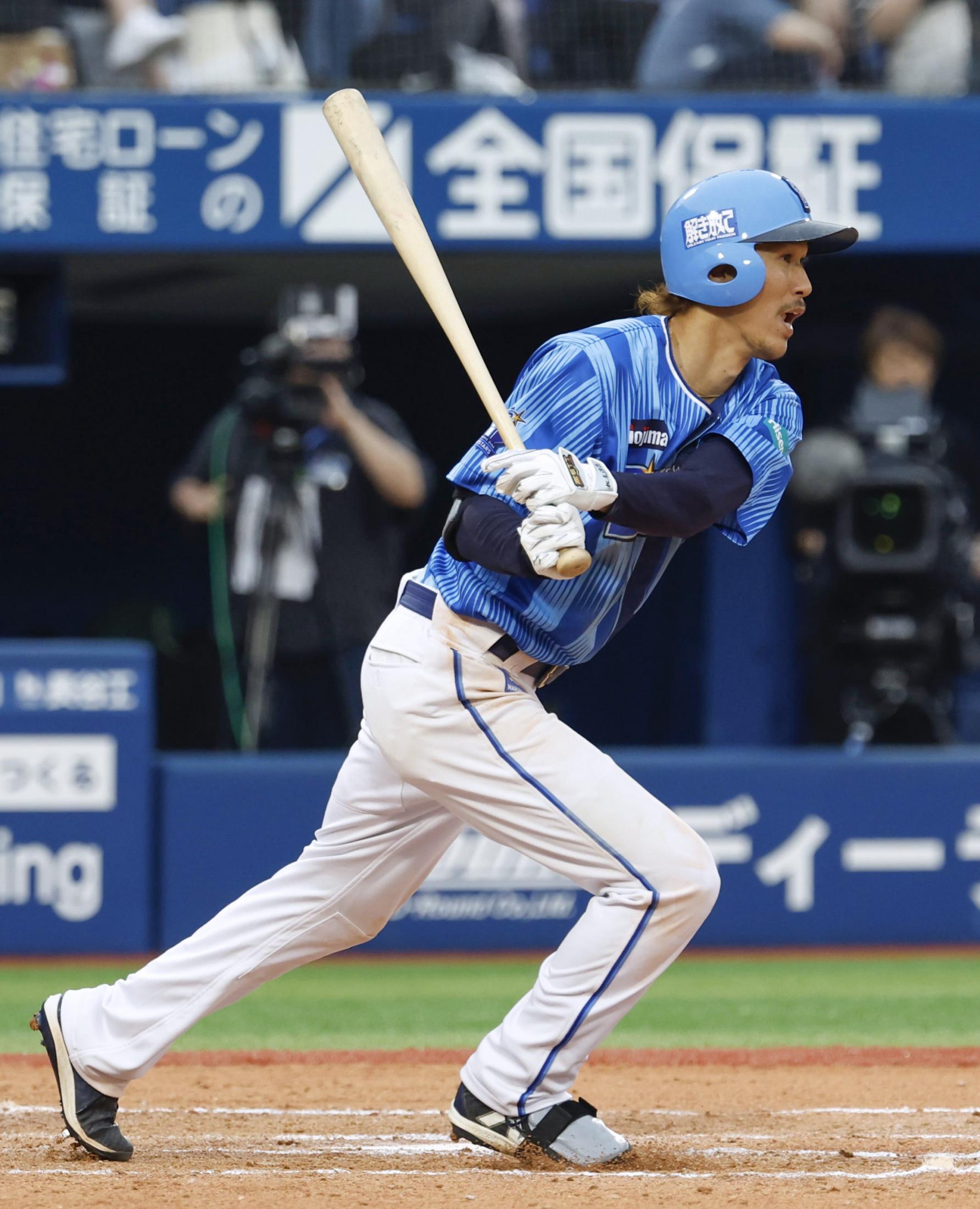 D5―4日（8日） DeNA三森がサヨナラ打（共同通信） - Yahoo!ニュース