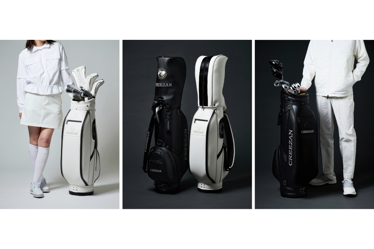 白と黒で魅せる上質ゴルフスタイル CREEZAN GOLFから新型キャディバッグとカートバッグ新色登場（FUNQ） - Yahoo!ニュース