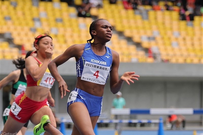 【陸上】200mはバログン・ハル23秒77の高2歴代5位で400mとの2冠 東島権治21秒06 やり投は松本65m05、走高跳は清水2連覇／IH南関東（月刊陸上競技） - Yahoo!ニュース