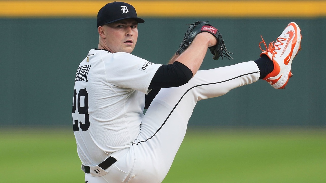 【MLB】スクーバルが七回13Kの1安打ピッチングで今季10勝目 タイガースはMLB最高勝率タイをキープ（MLB.jp） - Yahoo!ニュース