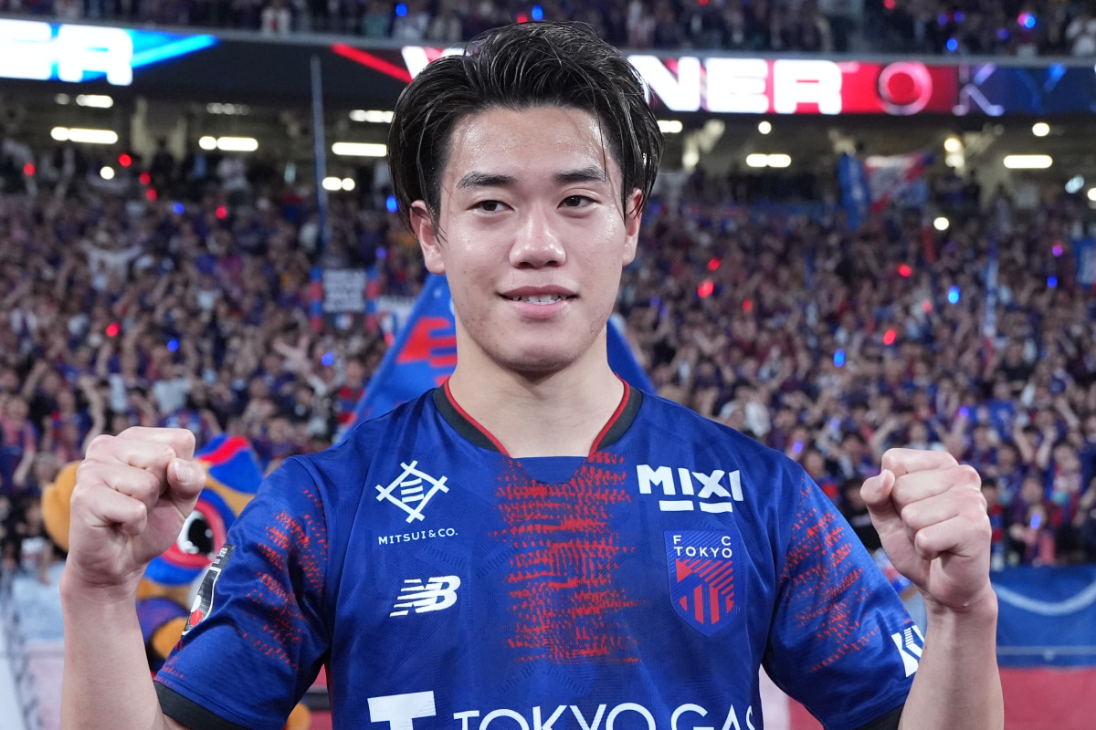 独走ドリブルから1人で完結！ 俵積田晃太、E-1選手権のサッカー日本代表選出なるか？ カウンターから奪ったゴール（フットボールチャンネル） - Yahoo!ニュース