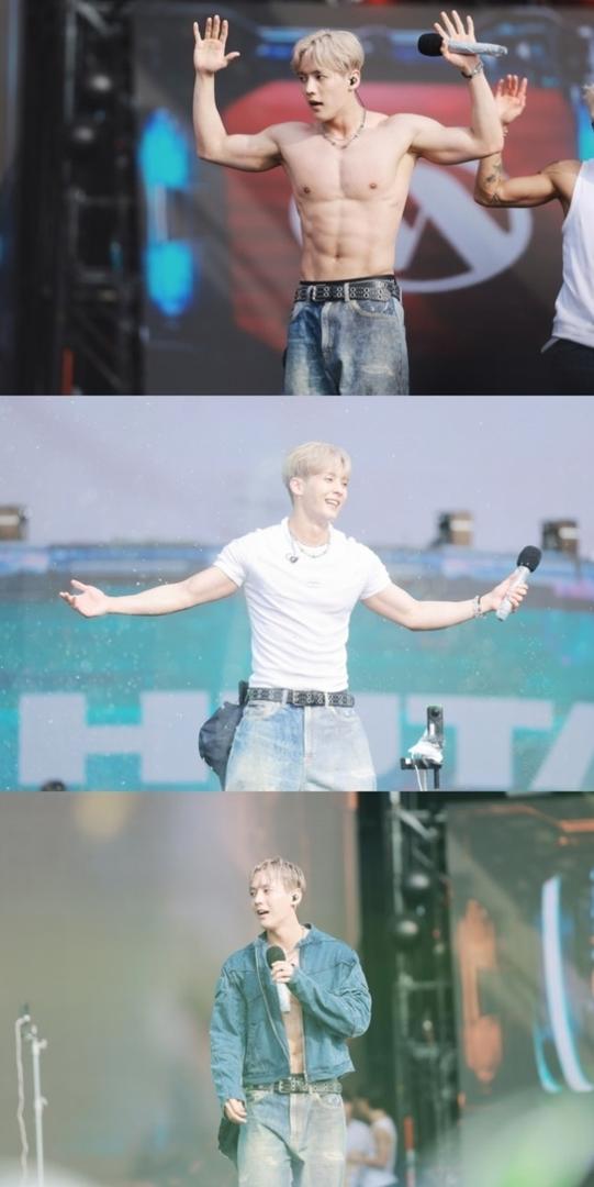 BTOB ミンヒョク、バキバキの腹筋に視線釘付け！「WATERBOMB」で新曲を先行公開（Kstyle） - Yahoo!ニュース