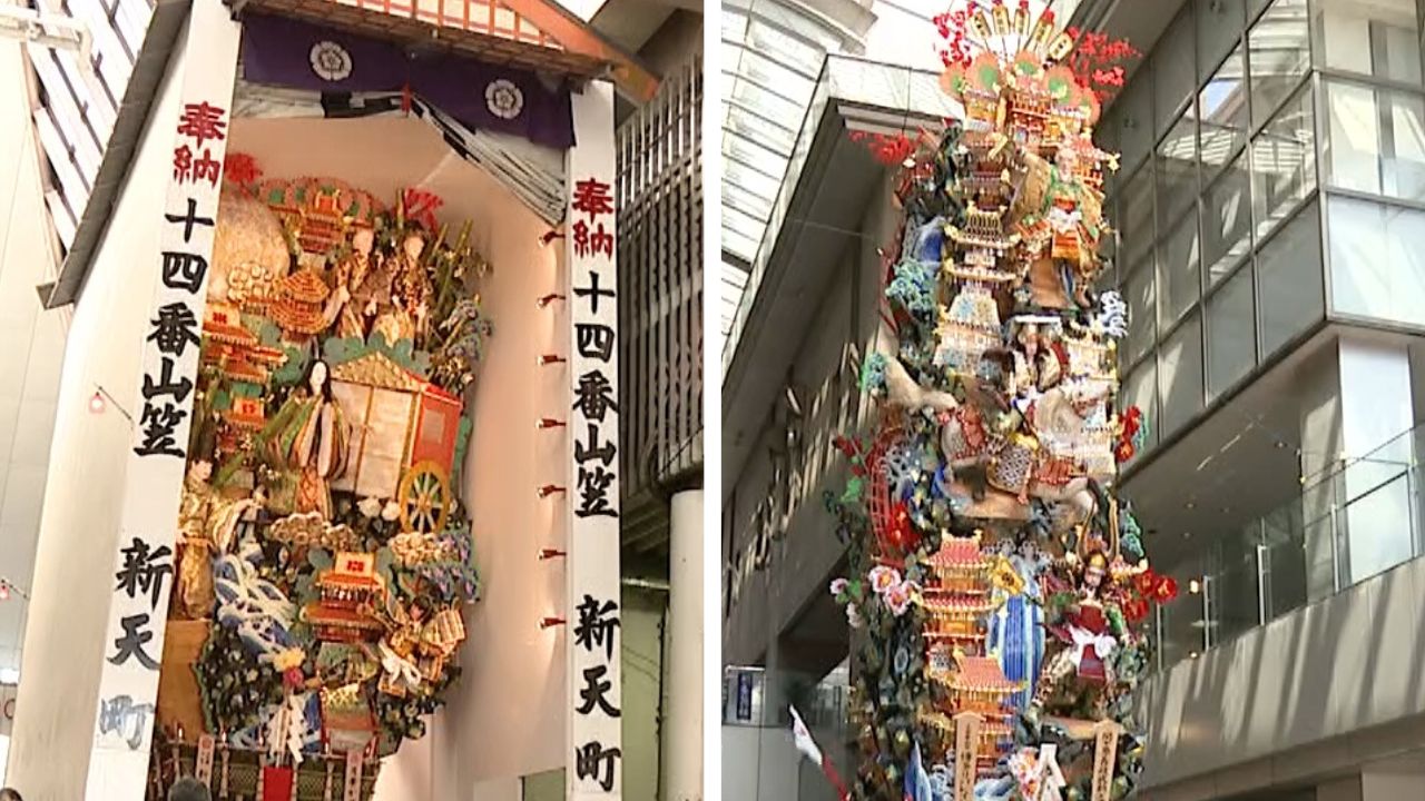 【博多祇園山笠今年の飾り山笠】 十四番山笠・新天町 十五番山笠・博多リバレイン 「アメージングトラディショナルクール」（RKB毎日放送） - Yahoo!ニュース