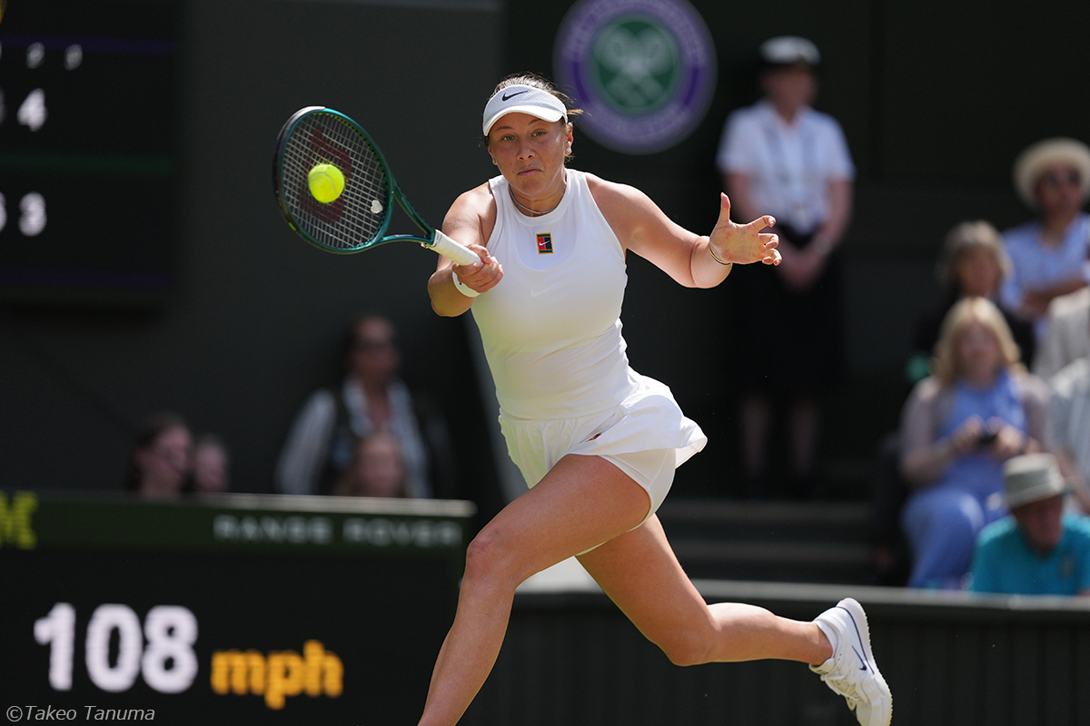 アニシモワが世界1位サバレンカをフルセットで撃破！グランドスラム初の決勝進出「まだ信じられない」[ウィンブルドン]【テニス】（Tennis Classic） - Yahoo!ニュース