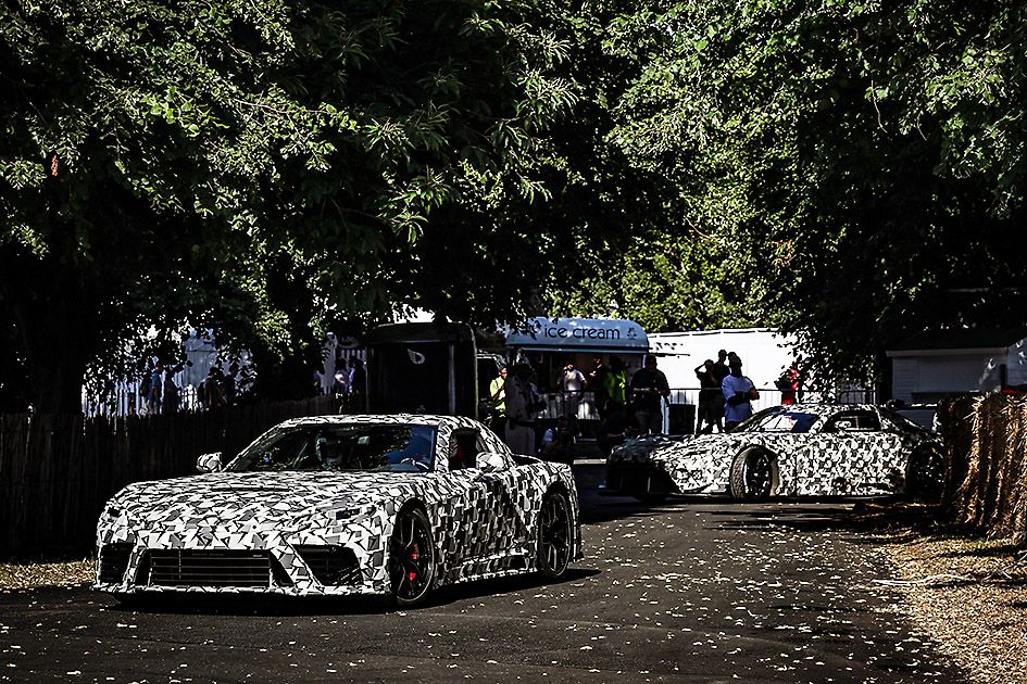 トヨタ、開発中の新型スーパースポーツ「GTコンセプト」とGT3「GTレーシングコンセプト」を披露（日刊自動車新聞） - Yahoo!ニュース