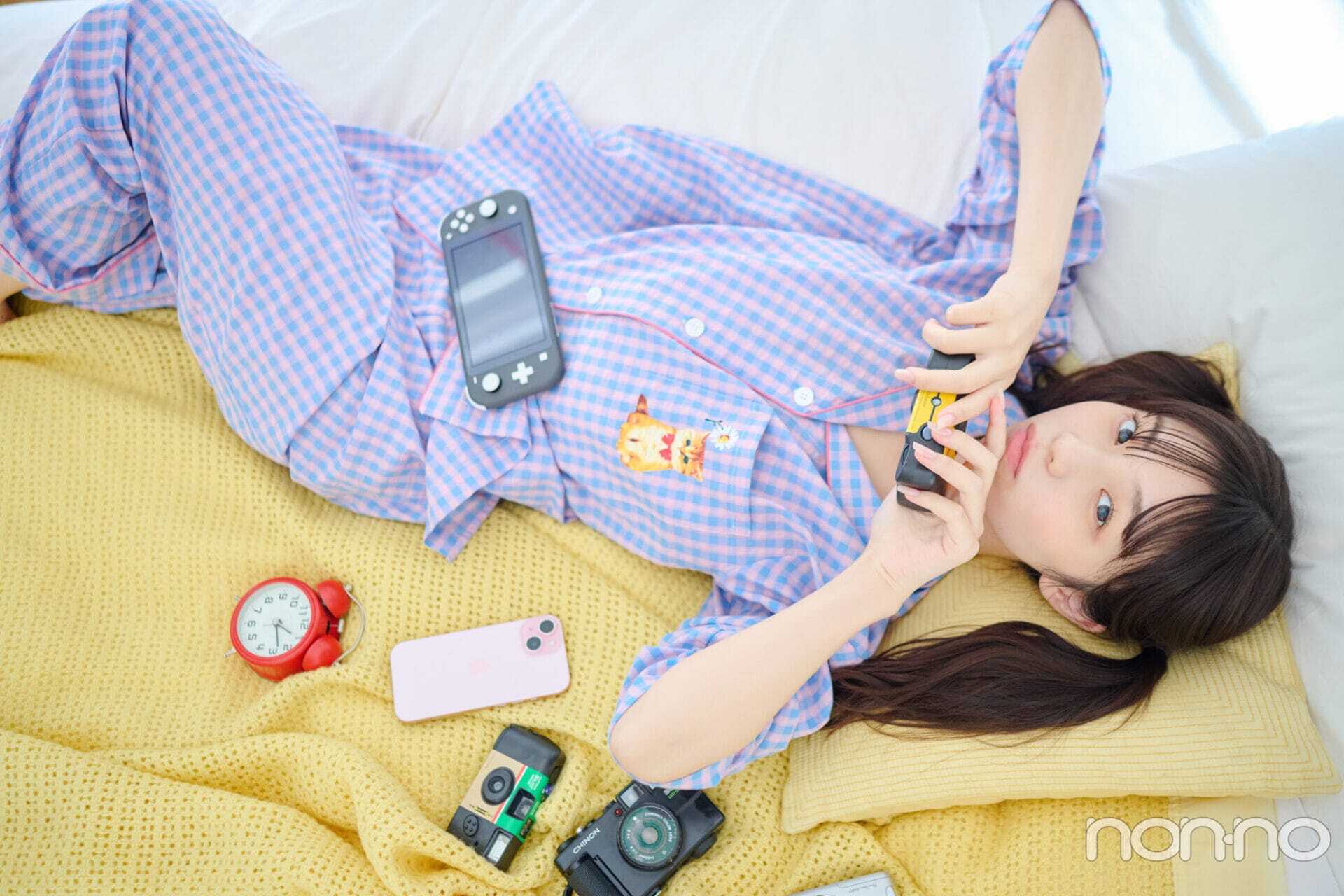 【菊地姫奈】夏の肌見せルームウェアを着こなし！『ピーチ ジョン』の花柄ワンピース（non-no Web） - Yahoo!ニュース