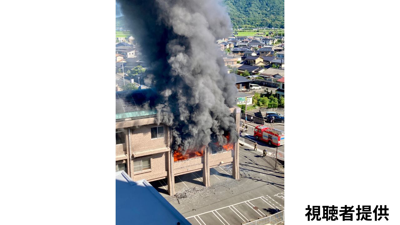 糸島市のコミュニティセンターでの火災 災害用電源から出火と特定（RKB毎日放送） - Yahoo!ニュース