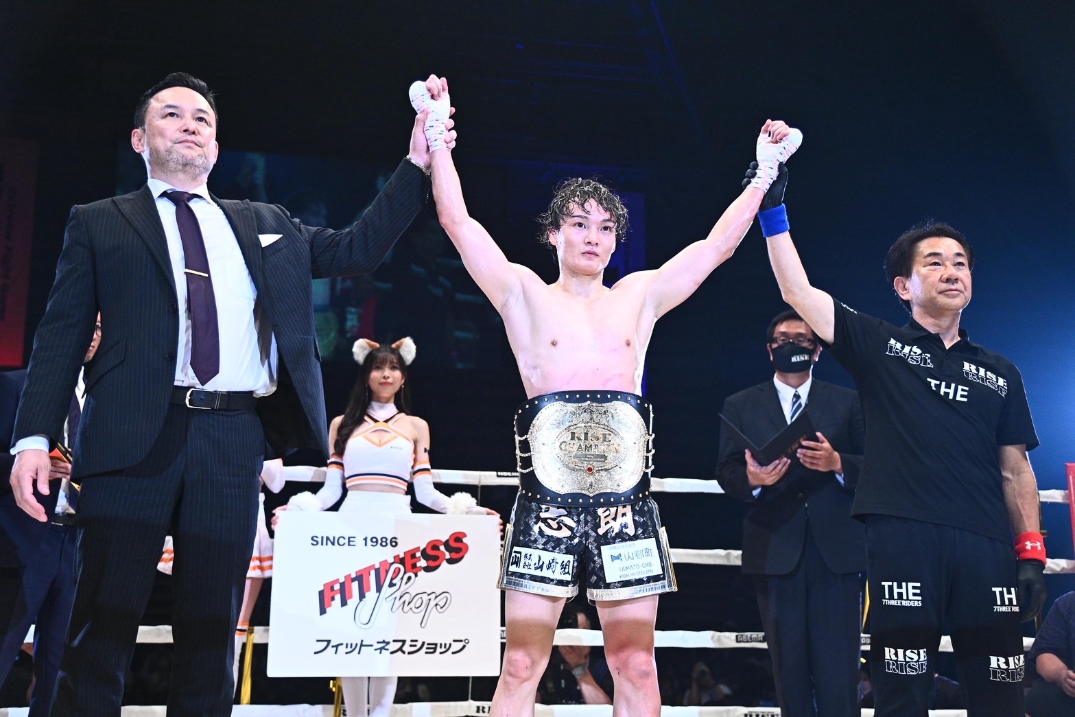 【RISE】志朗が玖村将史から3度のダウンを奪う圧勝でリベンジ成功、K-1王者・金子晃大との最強決定戦をアピール（ゴング格闘技） - Yahoo!ニュース