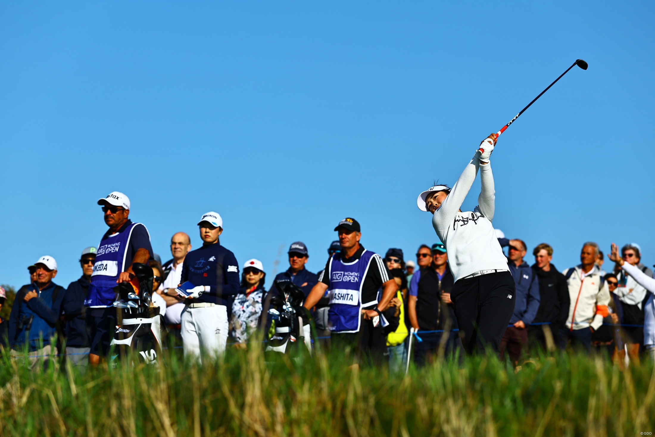 山下美夢有が1打差首位で最終日へ 4位後退の竹田麗央に勝みなみ並ぶ（ゴルフダイジェスト・オンライン（GDO）） - Yahoo!ニュース