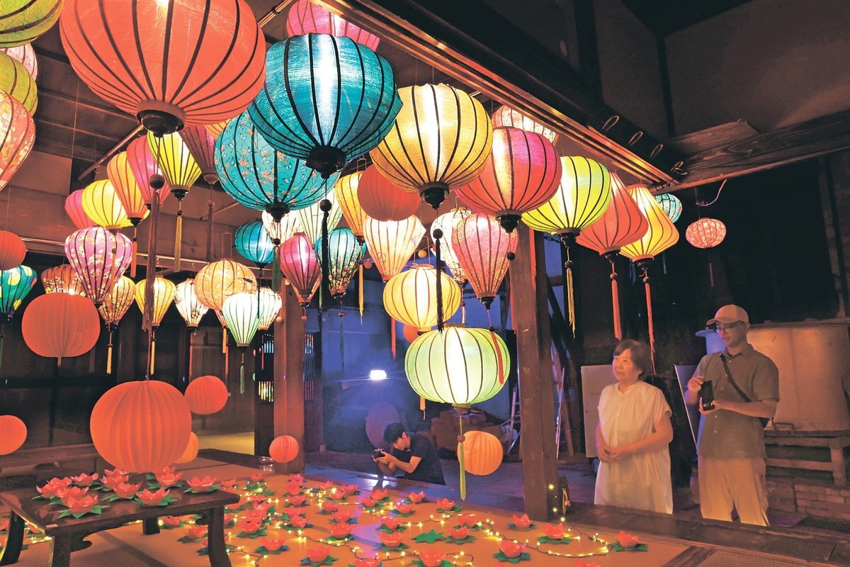 ランタン1300個、幻想的 富山県滑川市で7日からまつり（北日本新聞） - Yahoo!ニュース