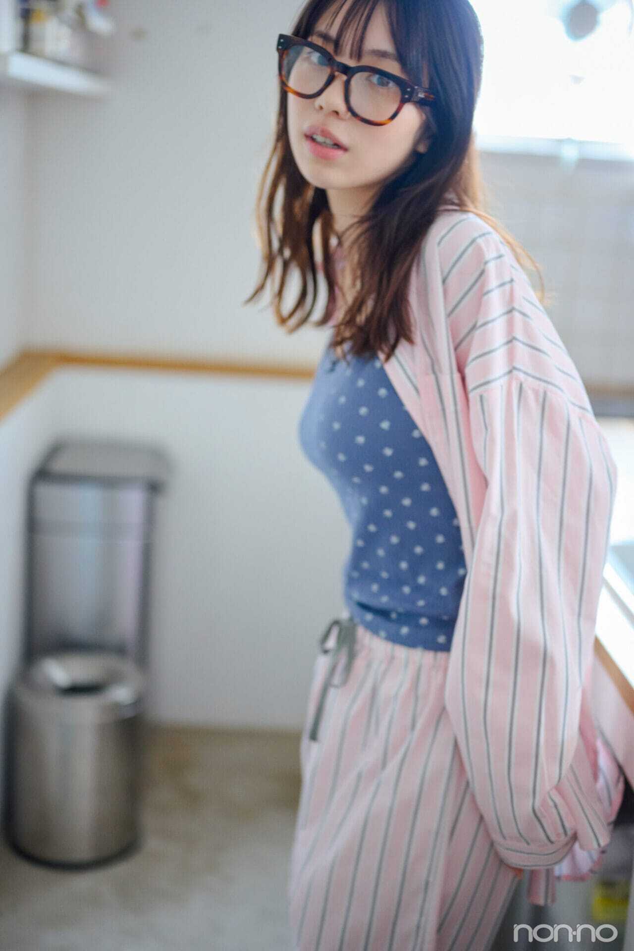 【菊地姫奈】彼とシェア。夏の肌見せユニセックスルームウェア（non-no Web） - Yahoo!ニュース