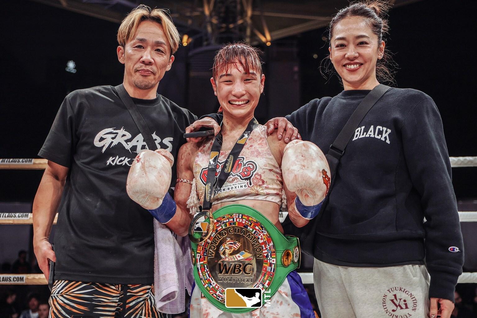 【MTL】8年ぶり日本人女子2人目の快挙を達成したWBCムエタイ世界女子ミニマム級王者・撫子「札幌在住でチャンピオンになりたかった」（ゴング格闘技） - Yahoo!ニュース