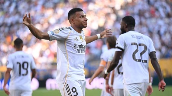 シャビ・アロンソ率いる新生レアル・マドリード、今季唯一のプレシーズンマッチで会心プレー！10番を背負うエンバペが2G1A｜ラ・リーガ（DAZN News） - Yahoo!ニュース