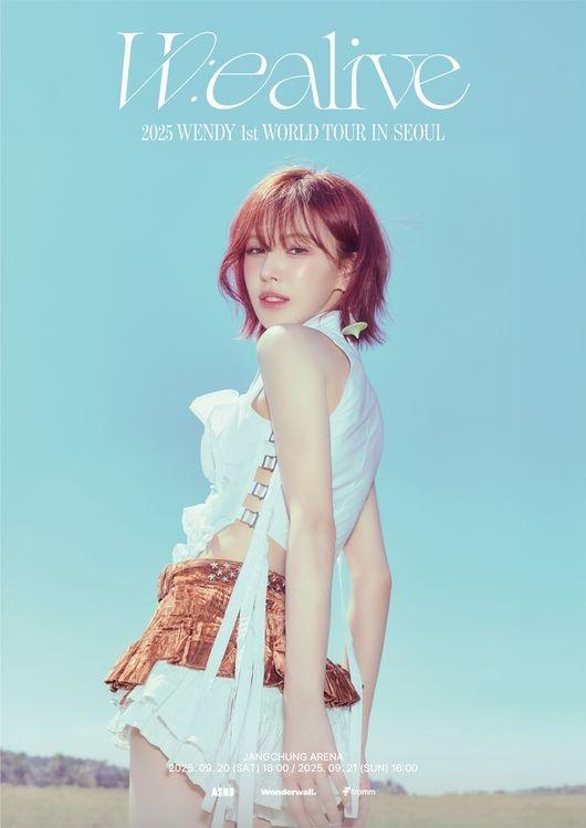 Red Velvet ウェンディ、初のソロワールドツアー決定！9月20日ソウルで幕開け（Kstyle） - Yahoo!ニュース