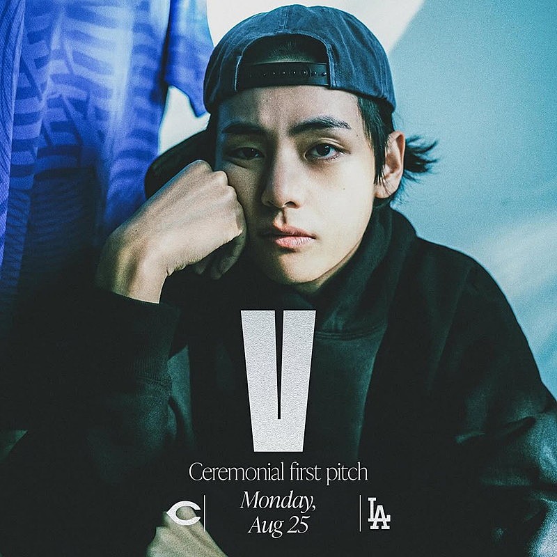 BTSのV、初の始球式はロサンゼルス・ドジャースのホーム球場で（Billboard JAPAN） - Yahoo!ニュース