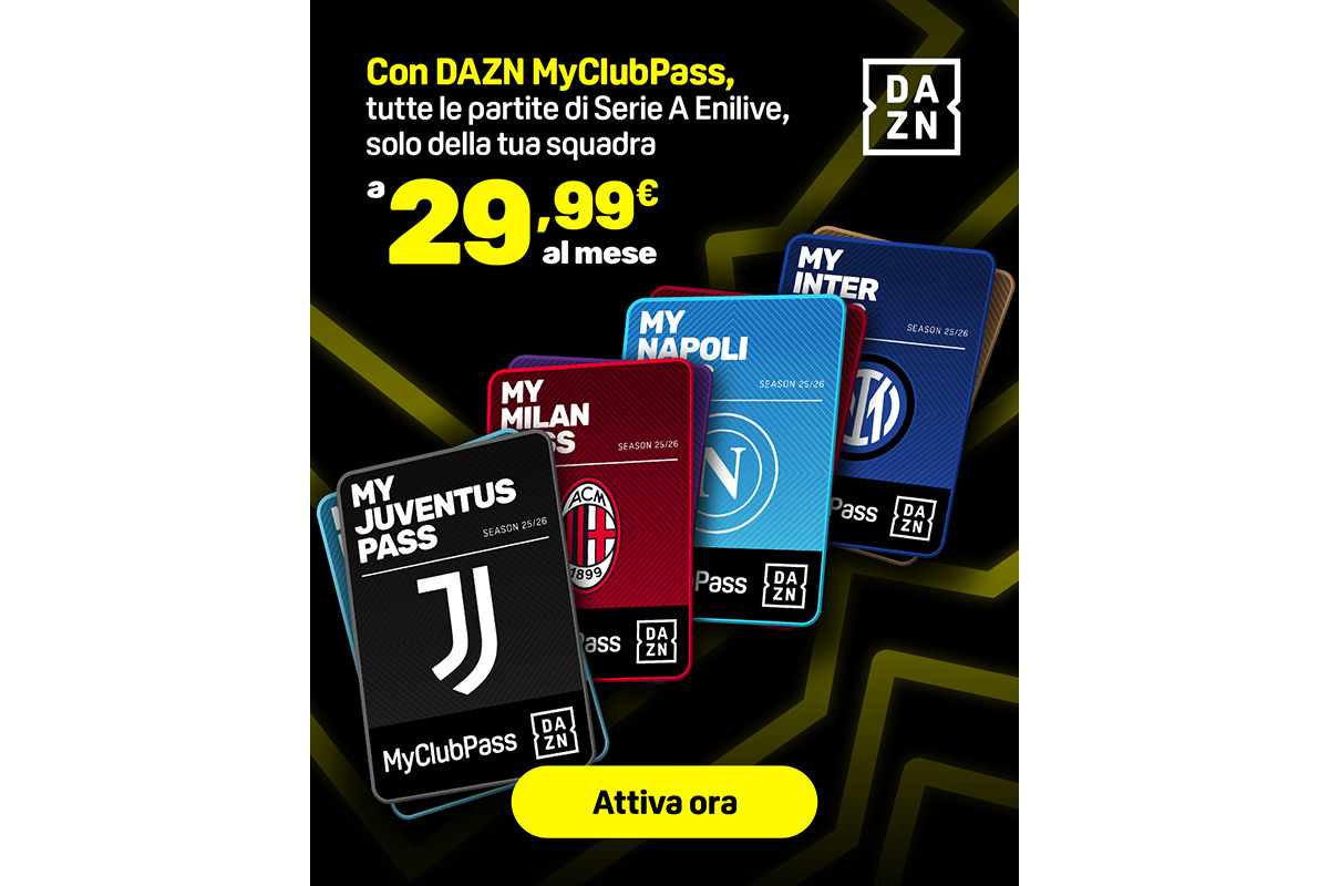 DAZN、1チームの試合だけ視聴できる割安プラン「MyClubPass」。イタリアで期間限定受付（PHILE WEB） - Yahoo!ニュース