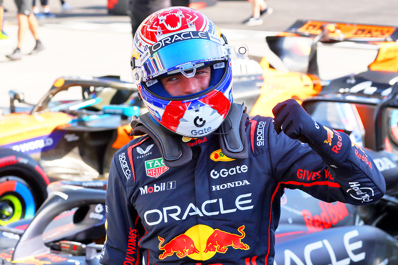 驚速フェルスタッペンが今季5回目のポールポジション。モンツァのコースレコードを更新。角田裕毅はQ3進出【予選レポート／F1第16戦イタリアGP】（オートスポーツweb） - Yahoo!ニュース