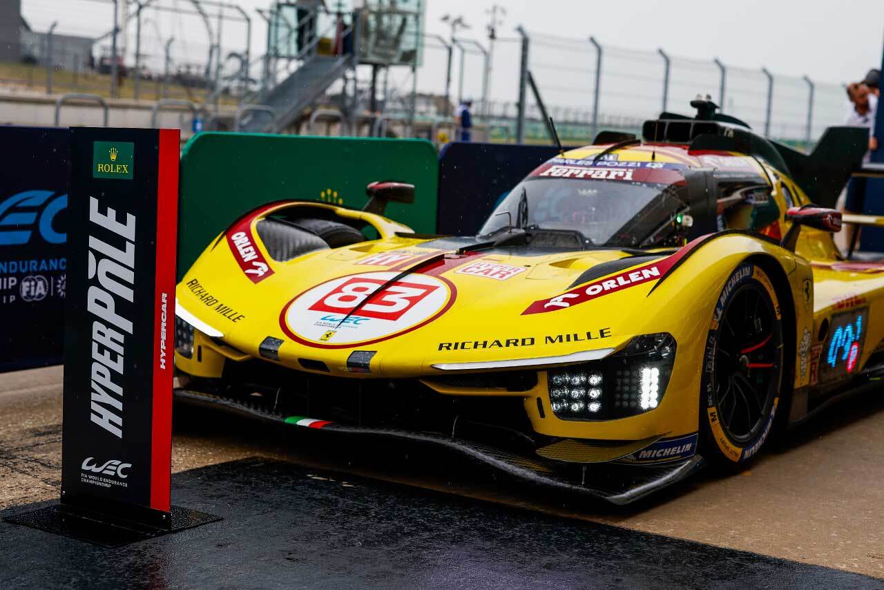 雨粒落ちる難コンディションで跳ね馬がワン・ツー。トヨタ2台はタイヤ選択で明暗分かれる【WEC第6戦予選レポート】（オートスポーツweb） - Yahoo!ニュース