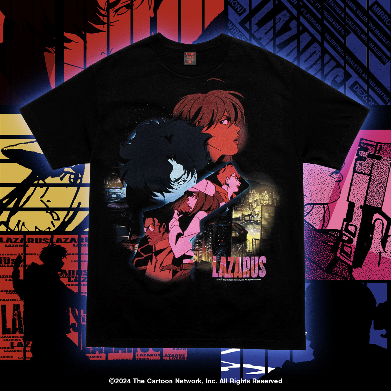 ギークス ルールがラザロとのコラボTシャツ発売、オリジナルコラージュをデザイン（FASHIONSNAP） - Yahoo!ニュース