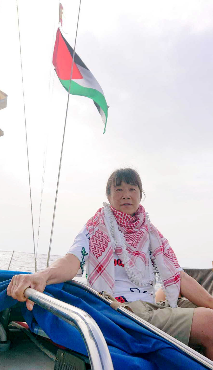 グレタさんの船団に日本人女性 「市民の力でガザに食料を」（共同通信） - Yahoo!ニュース