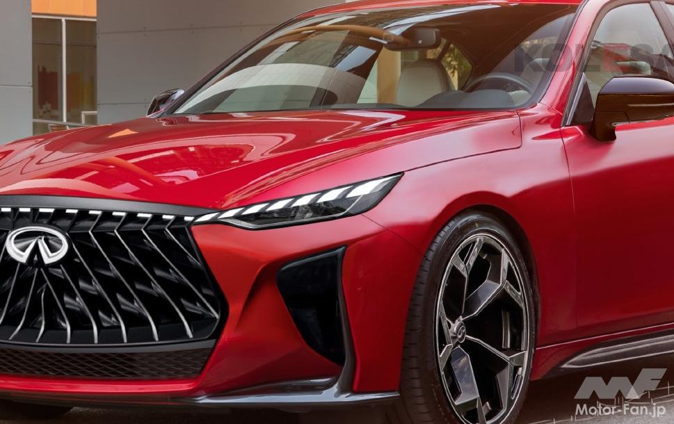 衝撃の丸型四灯テールライト！ インフィニティ「Q50」次期型、その最終予想デザインを最速プレビュー（MotorFan） - Yahoo!ニュース