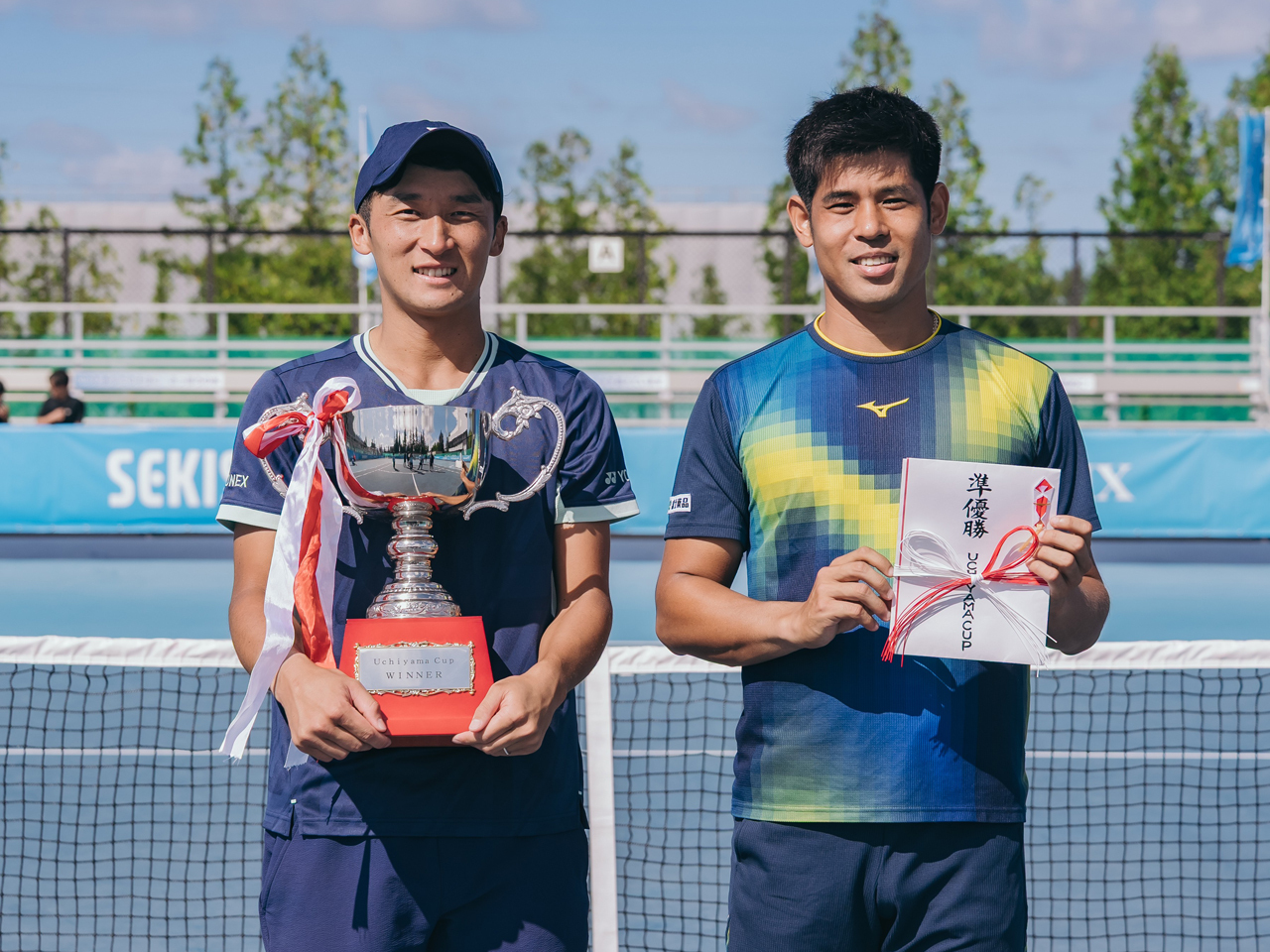 徳田廉大＆望月勇希／野口政勝が優勝 [M25UCHIYAMA CUP WEEK2／テニス]（テニスマガジンONLINE） - Yahoo!ニュース