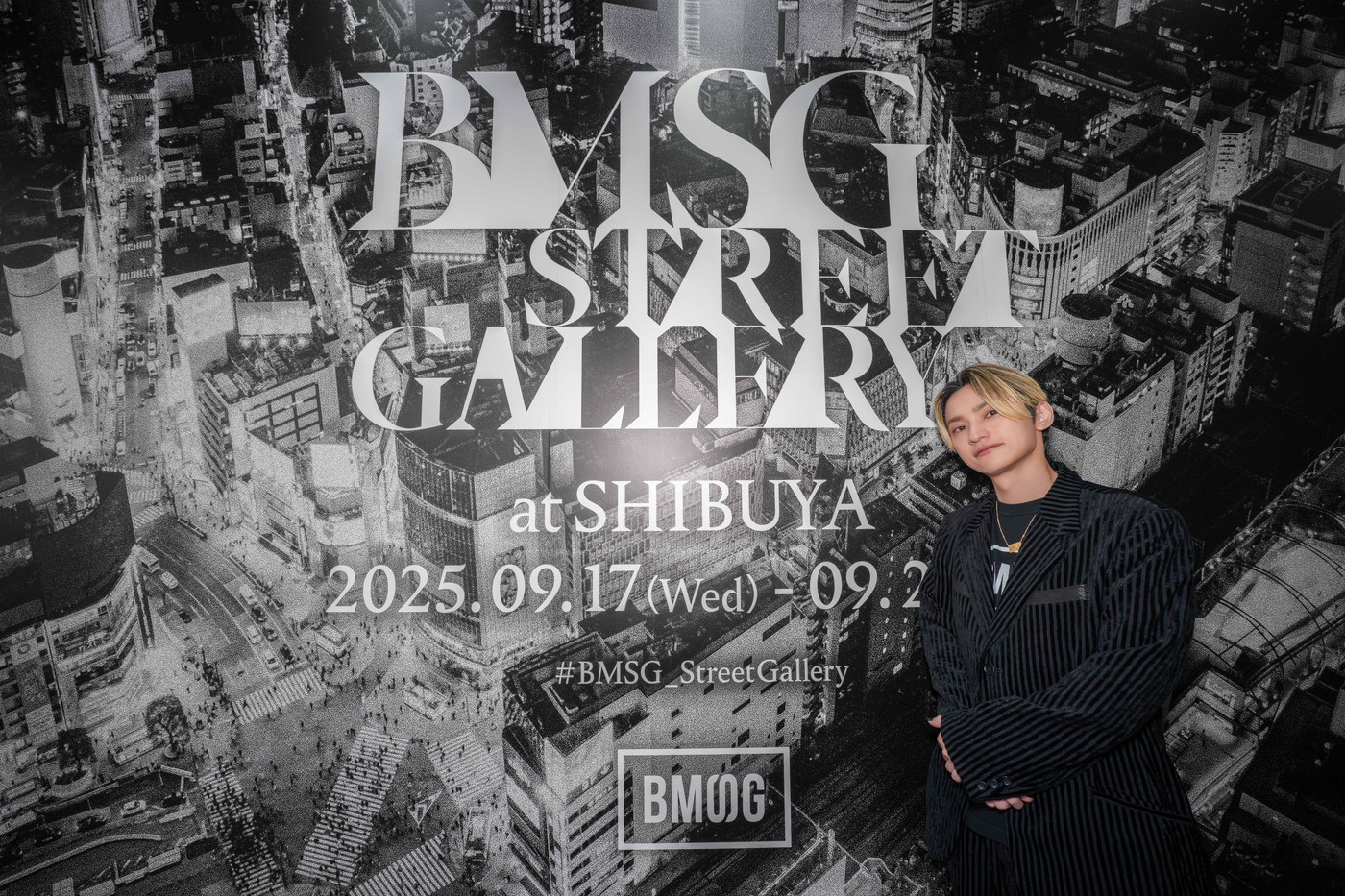 渋谷がBMSGの世界観一色に！『BMSG STREET GALLERY』開幕＆SHY-HIがサプライズ登場（THE FIRST TIMES） - Yahoo!ニュース