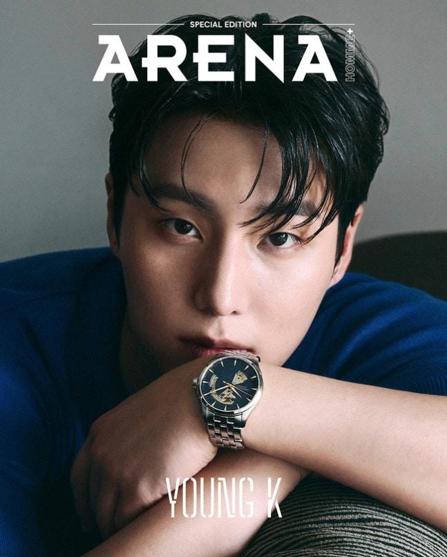 DAY6のYoung K「ARENA HOMME+」9月号デジタルカバー飾る！時計ブランドとのコラボ画報公開（Kstyle） - Yahoo!ニュース
