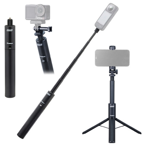 アウトドアでも映える！ 見えない自撮り棒「Coleman マルチスタンド 360 II」（BCN） - Yahoo!ニュース