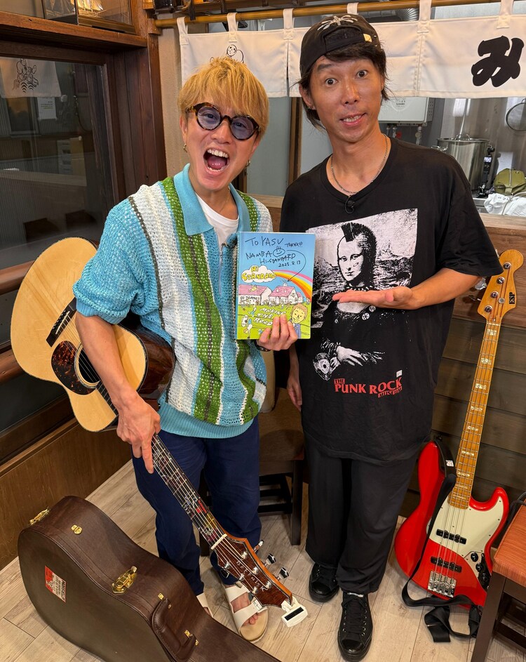 SUPER EIGHT安田章大、中学生時代から大ファンのハイスタ難波章浩と「STAY GOLD」セッション（音楽ナタリー） - Yahoo!ニュース