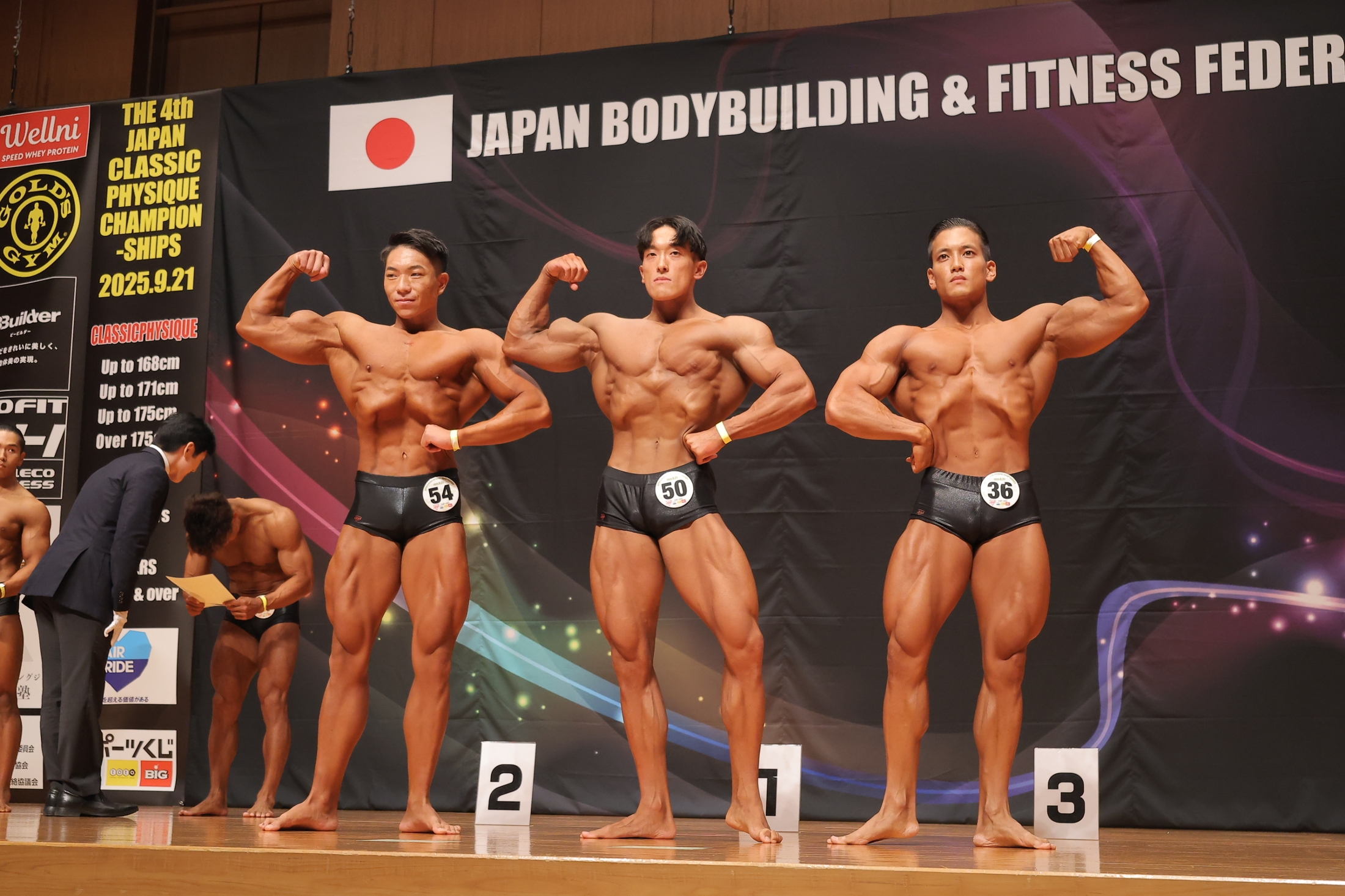 より審美性が問われるクラシックフィジークの2025年日本一決戦、五味原領が貫録の3連覇【JBBF】（VITUP!） - Yahoo!ニュース