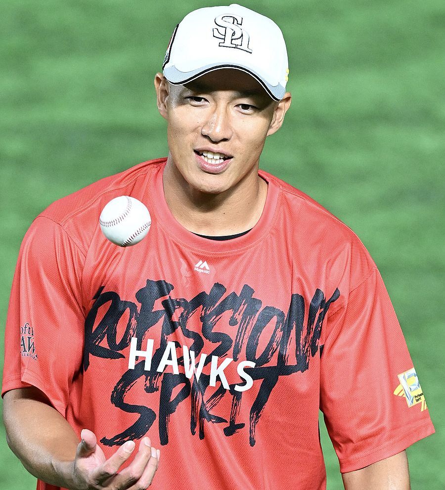 ソフトバンク柳田悠岐が約5カ月ぶり1軍合流 笑顔でチームメートと交流（西スポWEB OTTO！） - Yahoo!ニュース