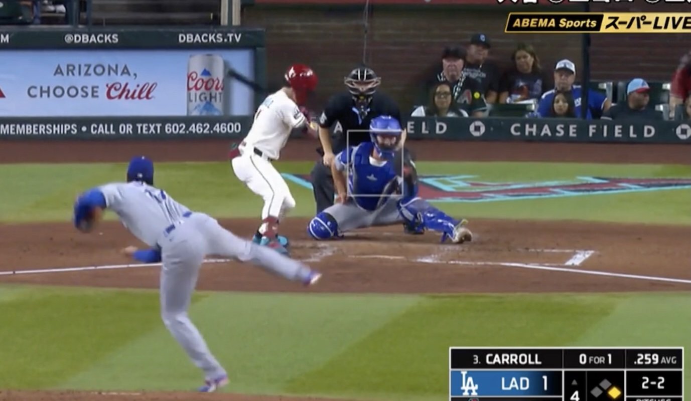 なんだこれは…！？大谷翔平、目を疑う“剛速球” いきなり163キロ“爆速通過”→打者が動けなくなる「振るタイミングがない」（ABEMA TIMES） - Yahoo!ニュース