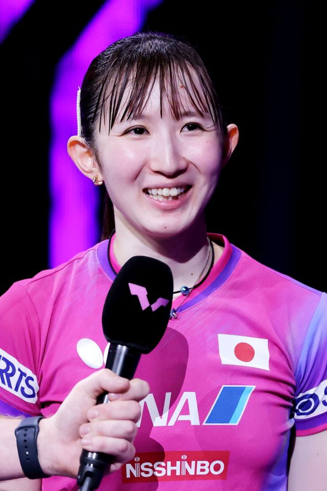 「100勝目！いぇーい」早田ひながWTTで100勝達成に歓喜の声「200勝300勝と頑張りたい」（日テレNEWS NNN） - Yahoo!ニュース