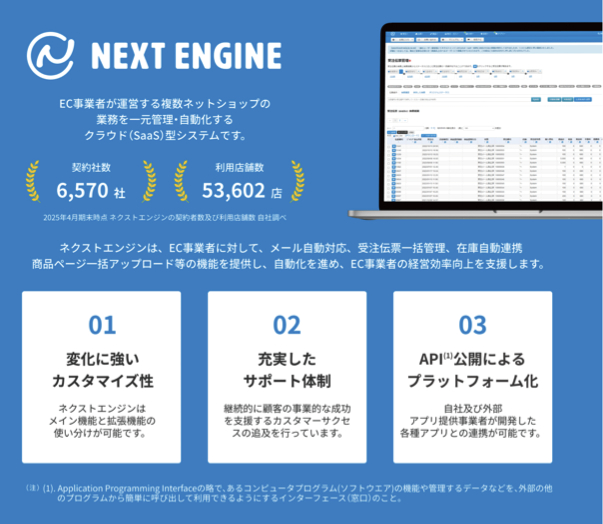 Hameeの子会社で「ネクストエンジン」のNE、グロース市場にスピンオフ上場へ（ネットショップ担当者フォーラム） - Yahoo!ニュース