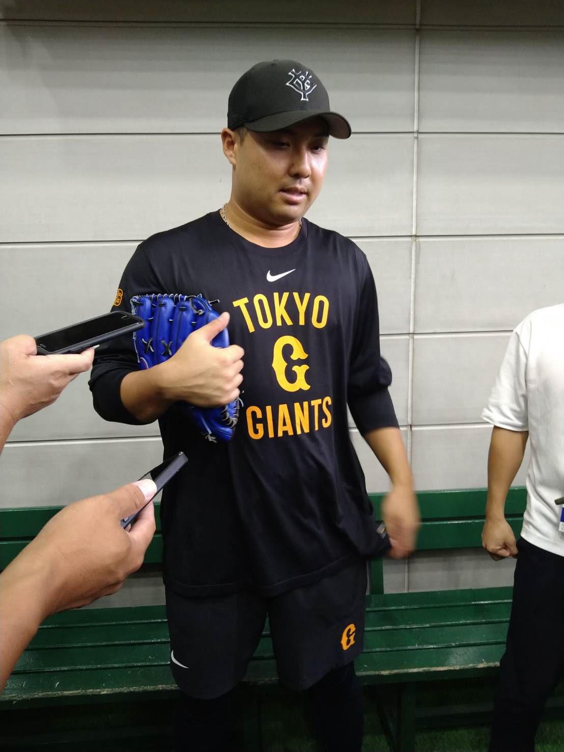 巨人 戦力外通告の今村がジャイアンツ球場で調整 現役続行でNPB希望（デイリースポーツ） - Yahoo!ニュース