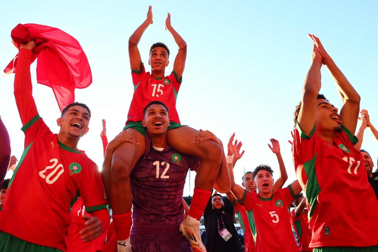 20年ぶりU-20W杯出場のモロッコが20年ぶり4強!! ボール保持率23%もカウンター&セットプレー3発でアメリカ撃破（ゲキサカ） - Yahoo!ニュース